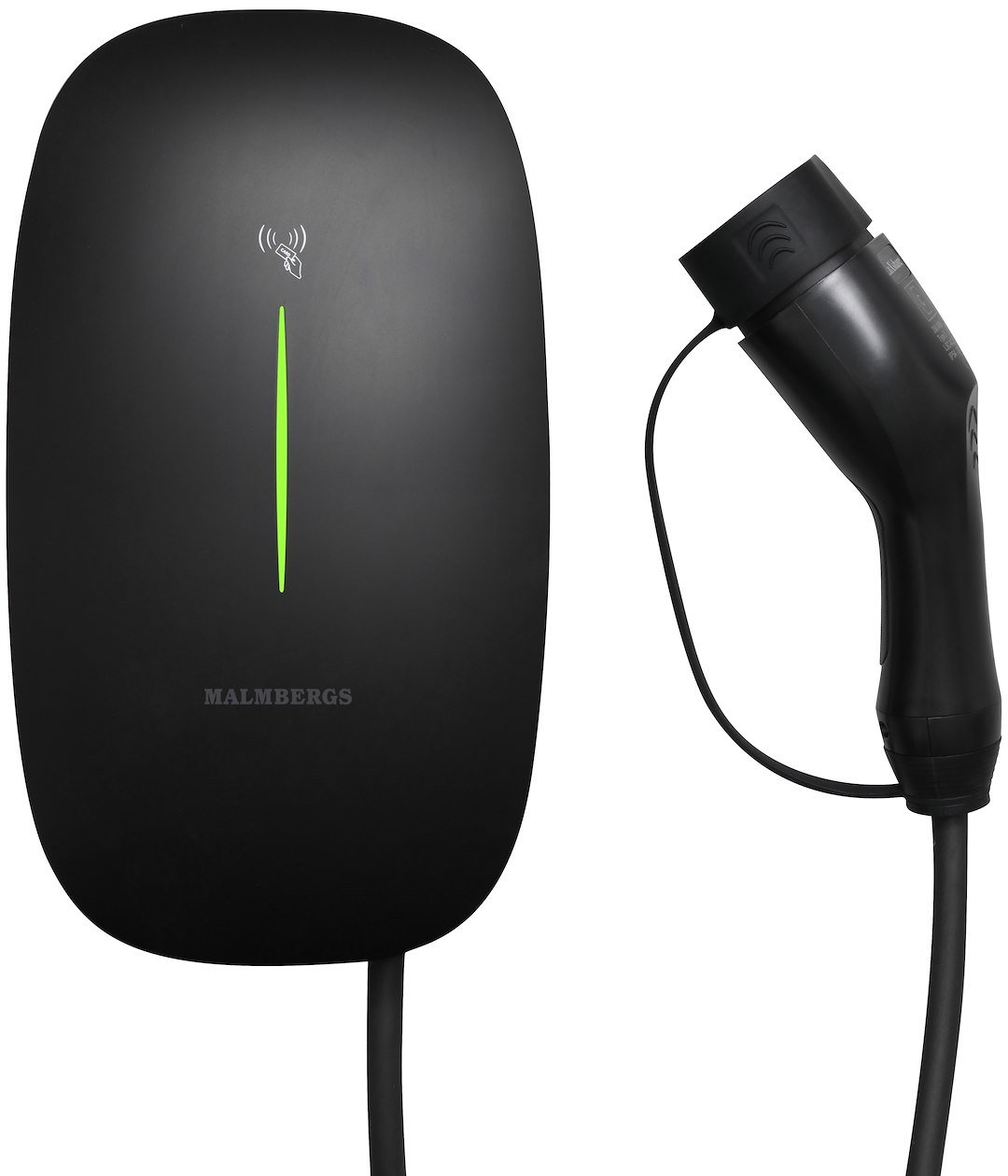 Ladestation, Evon One, Bluetooth/4G, 16A, 3-faset med kabel 5 m, Type 2, IP65 - Ladebokse ...